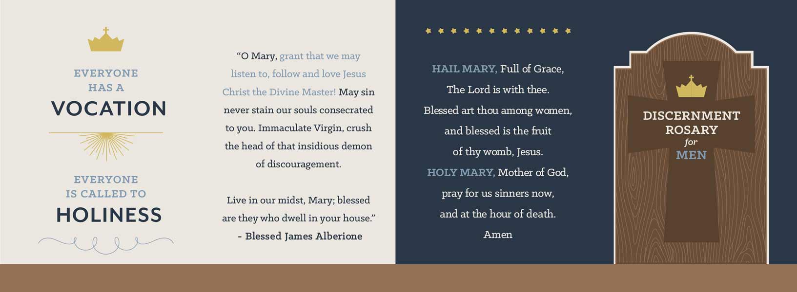 Discernment Rosary Guide for Men (set of 50) | Vianney Vocations